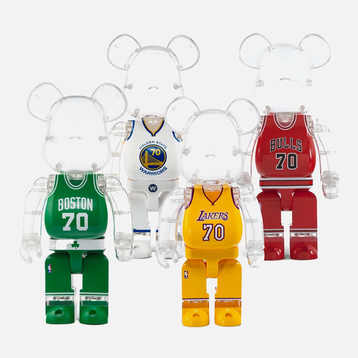 ‌BEARBRICK NBA TEAM SET - UNLCKD